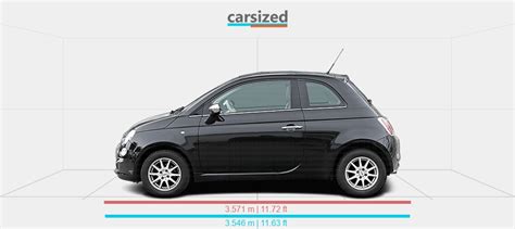 Dimensions Fiat 500 2007 2019 Vs Fiat 500 2015 2019