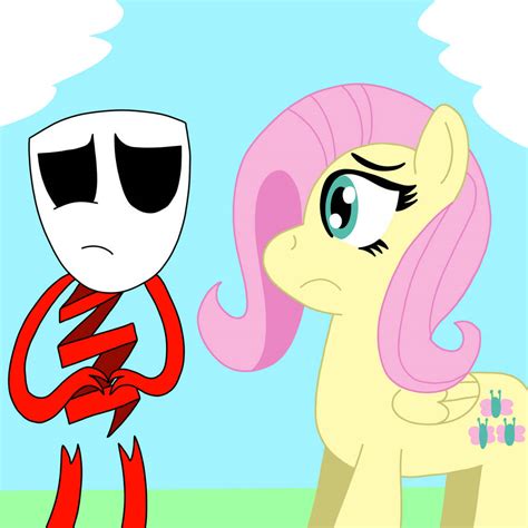 Gangle And Fluttershy By Mlp Vs Capcom On Deviantart