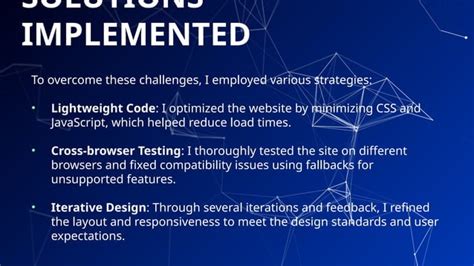 web development internship presentaton ppt free download