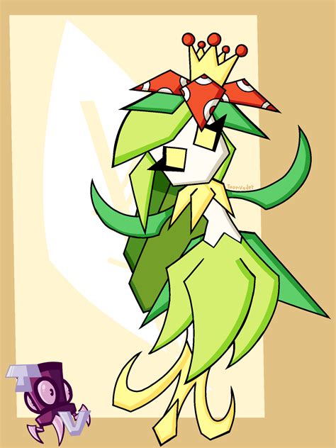 Lilligant Sketch Art Made By Successful Leg 6048 R Lilligant