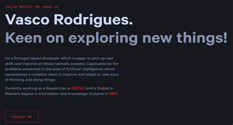 Vasco Rodrigues Portfolio