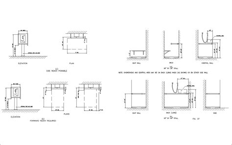 Accessibility Facilities Blocks Details Design Cad Drawings Download CAD Blocks Urban City