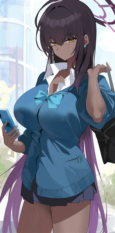 블루아카 교복입은 아스나와 카린 유머 게시판