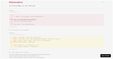 Signal App Codesandbox
