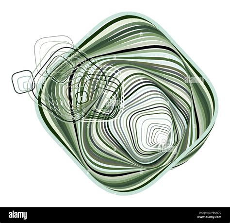 Abstract Conceptual Geometric Rounded Rectangle Pattern Good For Web Page Graphic Design