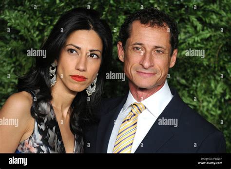 New York City 2nd Nov 2015 Huma Abedin L And Anthony Weiner Attend