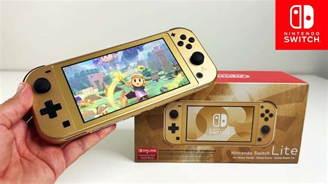Its Gold Hyrule Edition Nintendo Switch Lite Unboxing And Review Youtube