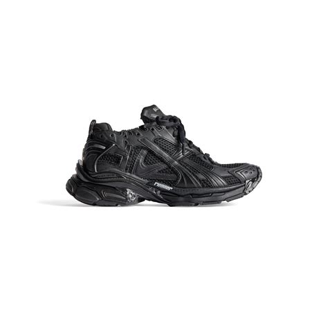 Mens Runner Sneaker In Black Balenciaga Us