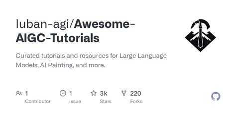 github luban agi awesome aigc tutorials curated tutorials and