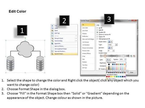 Powerpoint Templates Chart Two Idea Clusters Ppt Slides