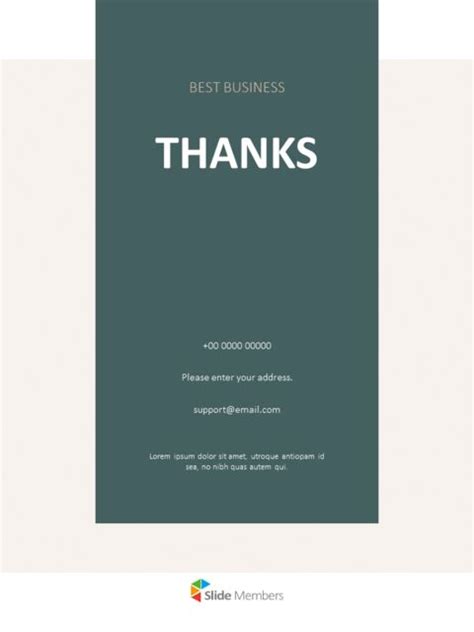 최고의 비즈니스 브로셔 세로형 디자인 회사 프로필 Ppt 템플릿