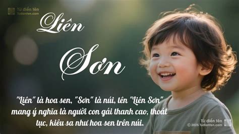 Tên Liên Sơn Ý Nghĩa Phân Tích Phong Thủy Và Thần Số Học