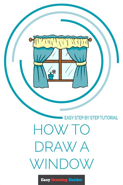 How To Draw A Window Really Easy Drawing Tutorial