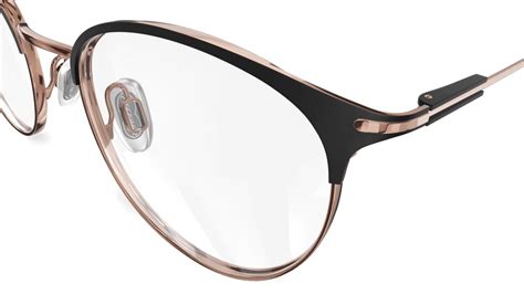 Specsavers Womens Glasses Tech Specs 27 Blue Round Metal Stainless