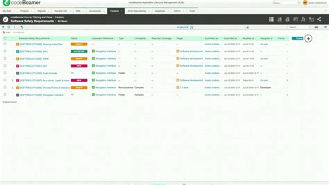 Create Intelligent Tracker Views In Codebeamer Ptc