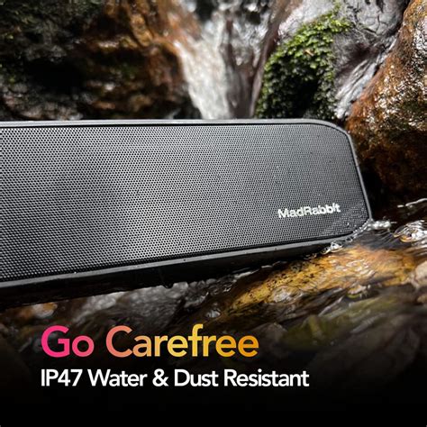 Buy Madrabbit Sound Block 20w Portable Bluetooth Speaker Ip47 Water Resistant Deep Bass Hd