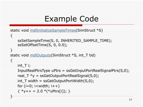 ppt c mex s function matlab simulink powerpoint presentation id 440576