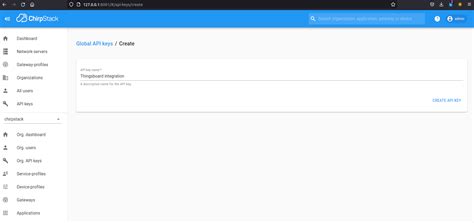 Chirpstack Integration Thingsboard Cloud