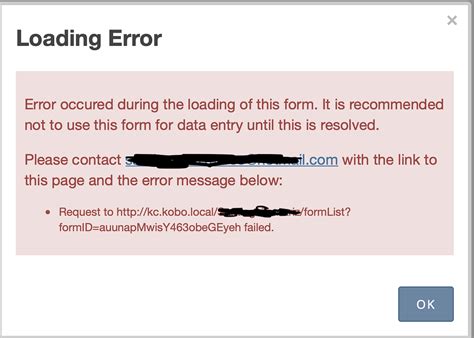 Getting Error Message While Loading Survey Forms In A Self Hosted