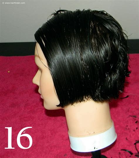 Cutting Technique For A Short Inverted Or Angled Bob