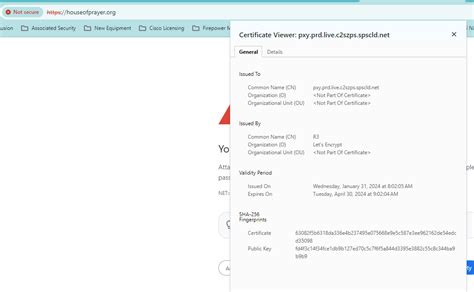 Valid Cert Replaced By Bad Safelinks Cert Help Lets Encrypt Community Support