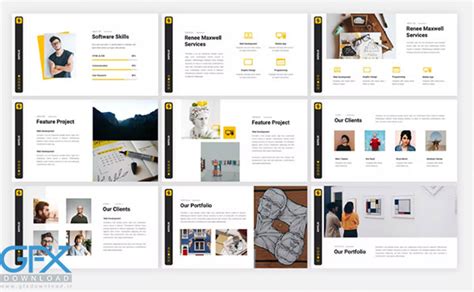 3 قالب آماده و تم پاورپوینت برای پورتفولیو