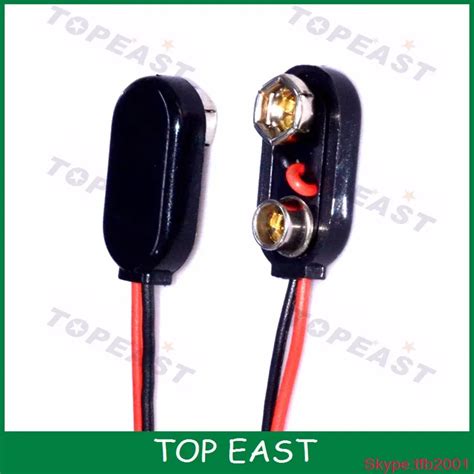 9 V I 9 볼트 배터리 클립 커넥터 버클 케이블 배터리 터미널 클립 Buy 자동차 배터리 터미널 클립플라스틱 버클 클립9v 배터리 스냅 커넥터 Product On