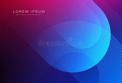 Abstract Red Blue Gradient Background With Diagonal Geometric Shape Dynamic Shapes Composition