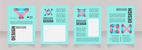 Educative Program Blank Brochure Design Corporate Printable Design