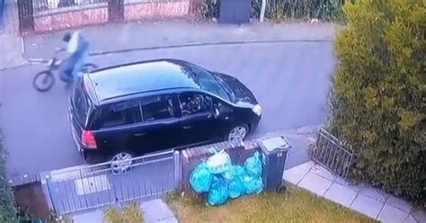 Cardiff Riots Cctv Shows Cops Following E Bike Moments Before Crash