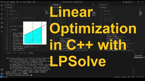 How To Solve A Linear Optimization Problem Using Lpsolve In C Youtube