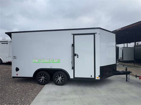 New Motorcycle Trailer 8 5x14 3 V Blacked Out Loaded Motorcycle