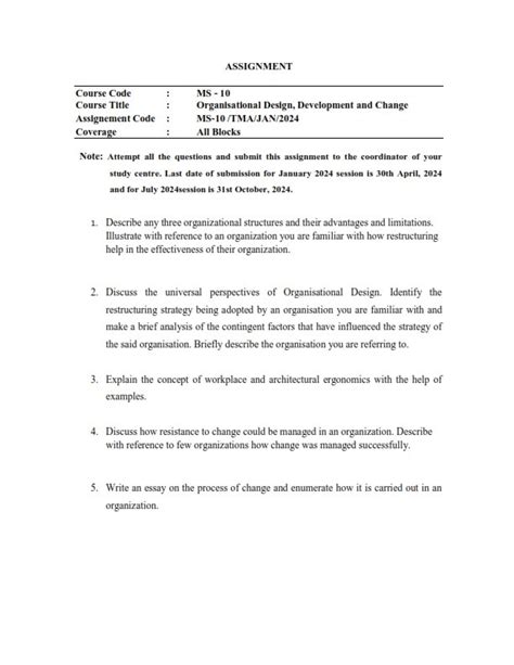 IGNOU MS Solved Assignment English Medium IGNOU Solved Assignment Download Pdf