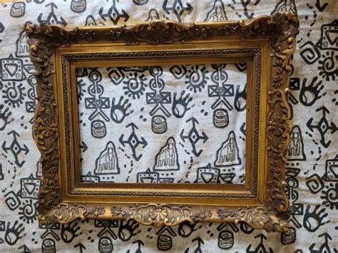 Beau Cadre Ancien En Bois Doré Style Montparnasse Pour Châssis 41x29 Cm 6f Paysa Eur 102 00