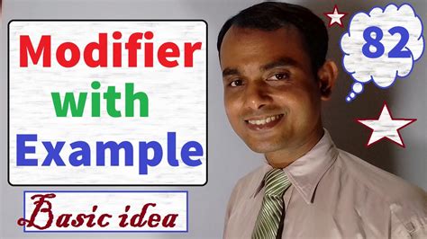 Definition Of Modifier Classification Of Modifier With Examples YouTube