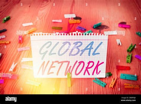 Text Sign Showing Global Network Business Photo Text Any Communication