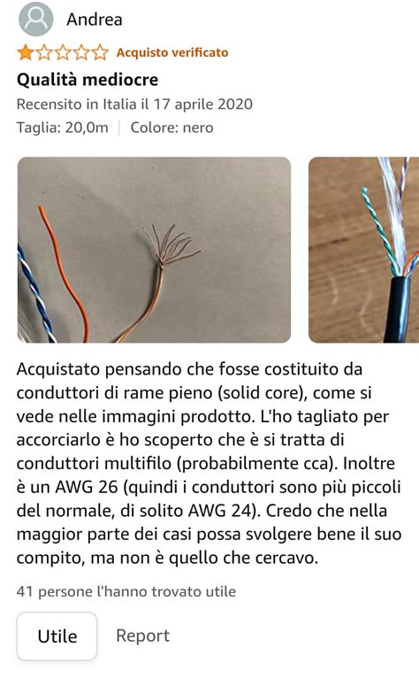 Scelta Cavo Ethernet Fibraclick Forum