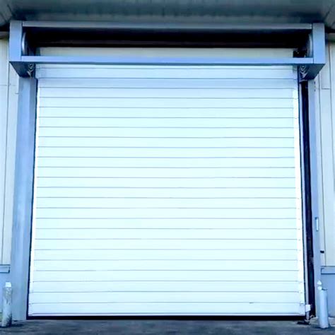 Oval Spiral Hard Metal Low Lintel Rolling Shutter High Speed Door