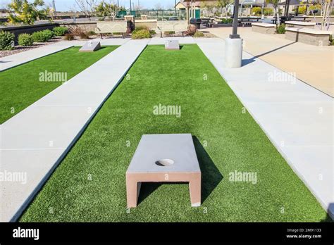 Cornhole boards hi-res stock photography and images - Alamy