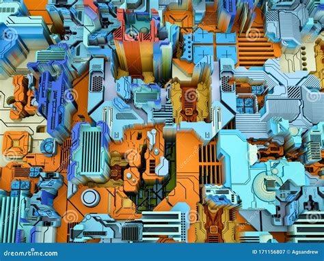 Displacement Technology Stock Illustration Illustration Of Elevation