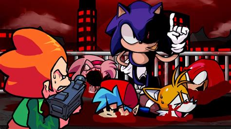 Friday Night Funkin Pico Vs Sonic Exe Scary Stories Fnf Mod Youtube