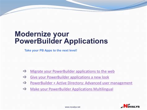 Modernize Powerbuilder Applications Web Migration And More