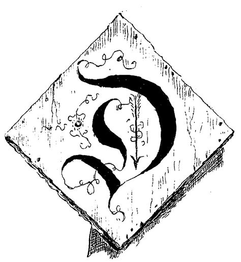 Digital Stamp Design Digital Download Drop Cap Letters Font Design