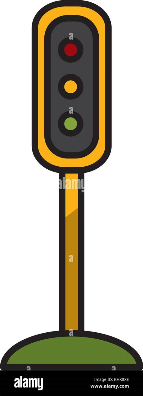 Semaphore Traffic Lights Stock Vector Image And Art Alamy