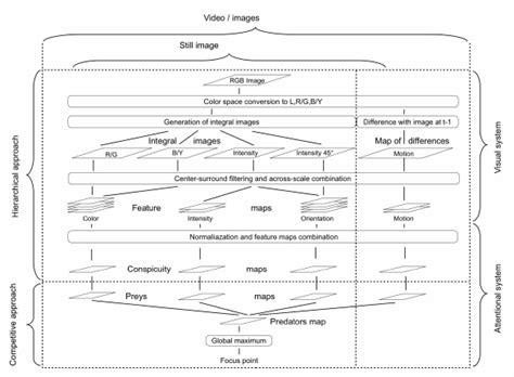 Architecture Of The Computational Model Of Attention Download Scientific Diagram