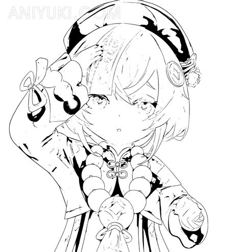 Coloriages Qiqi Aniyuki Anime Portal