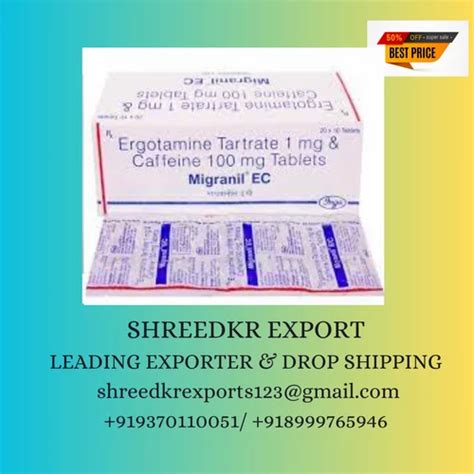 Migranil Ec Tablet Dosage Strength 100 Mg At Rs 175 Box In Nagpur Id 2851067147591