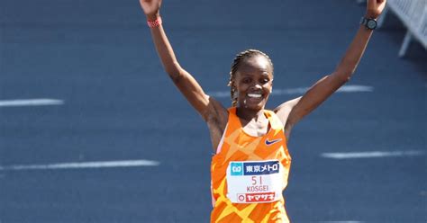 여자부 마라톤 세계기록 보유자 코스게이 런던 마라톤 기권