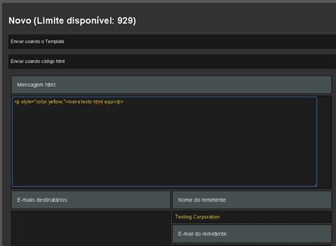 enviar por e mail um código html digitado no textarea pelo php stack