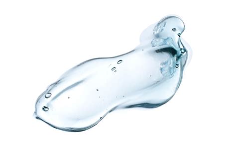 화이트 백그라운드 뷰티 컨셉에 마이크로 버블이 있는 화장품 크림 투명 젤 세럼 감촉 방울에 대한 스톡 사진 및 기타 이미지 방울 질감 추운 온도 Istock